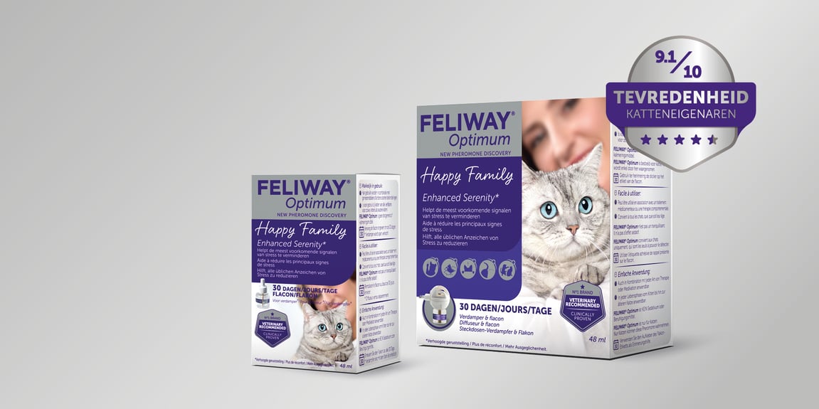 Wat is FELIWAY Optimum? Kan ik het voor mijn kat gebruiken?